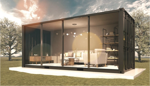 Zeecontainer Tuinhuis of Zeecontainer Kantoor - Nature Stay